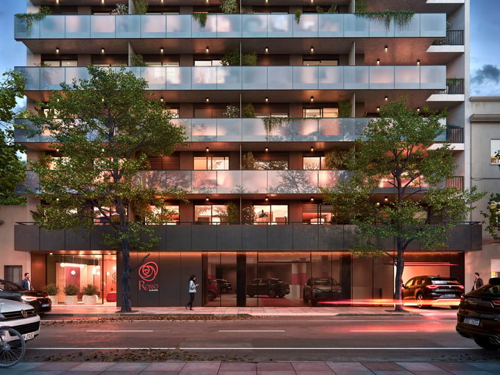 Venta de apartamento de 1 dormitorio en Rosso by Block, Cordón ...